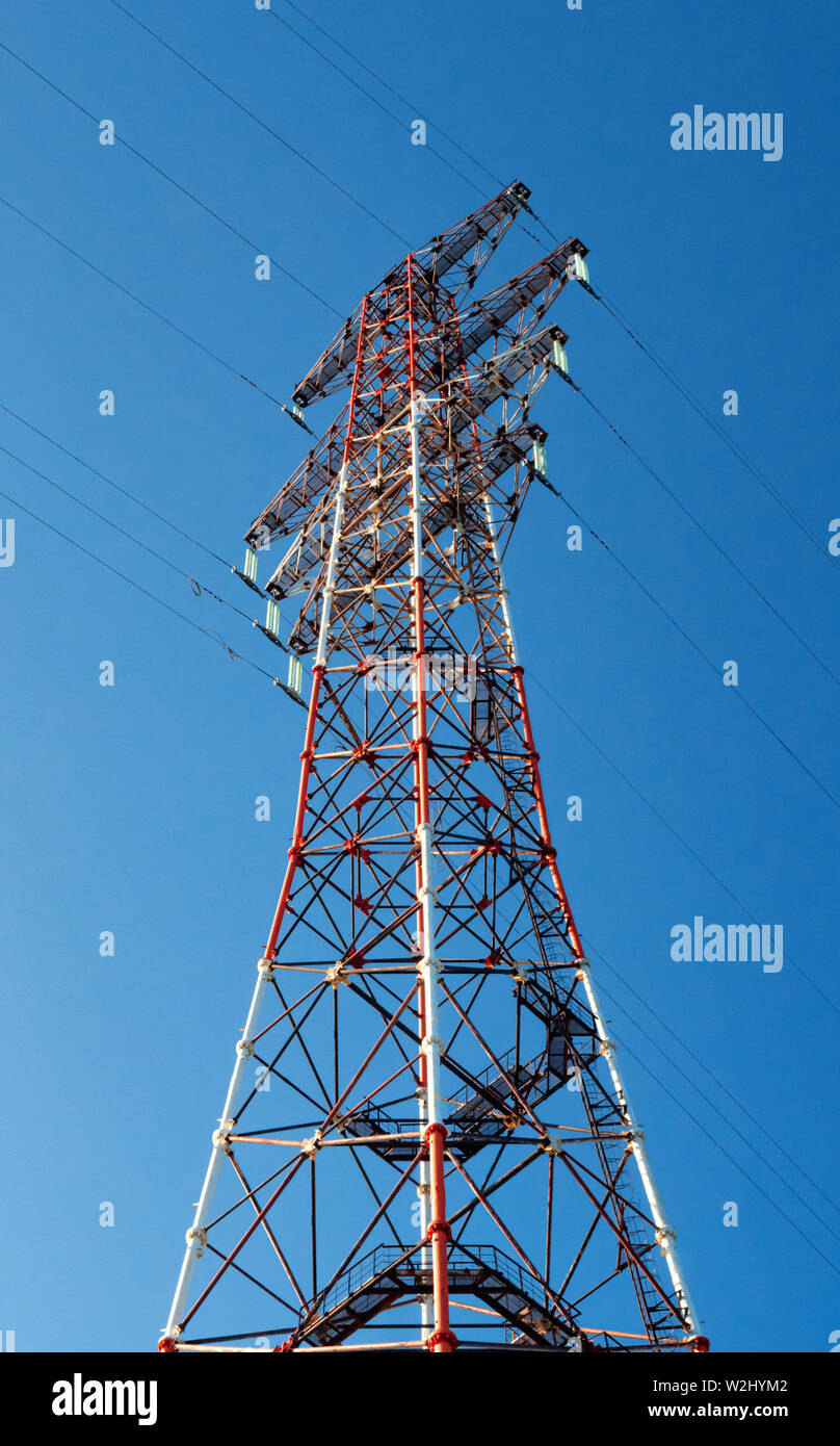 Power distribution tower hi-res stock photography and images - Alamy