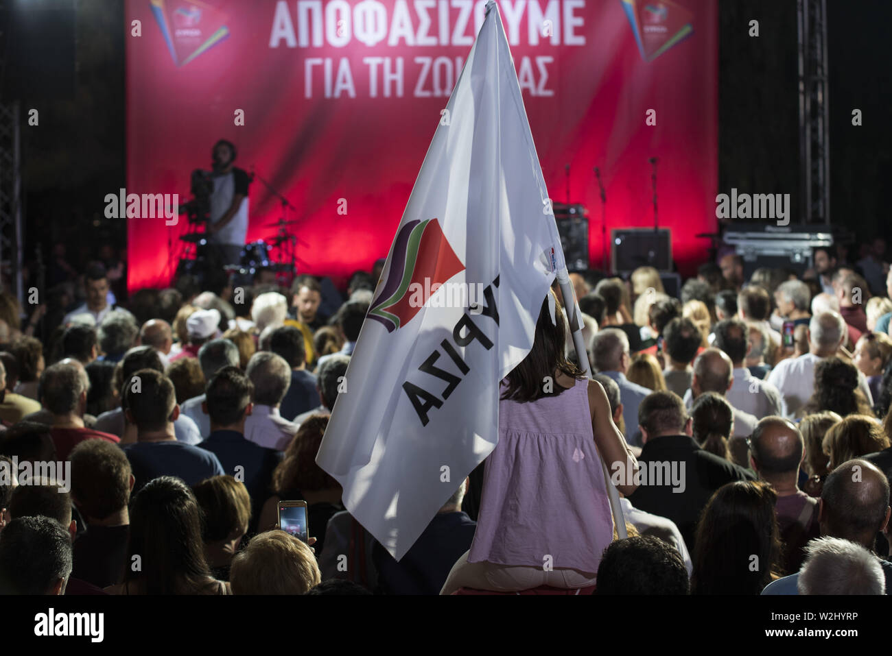 Athens, Greece. 18th June, 2019. Greek prime minister and SYRIZA leader ...