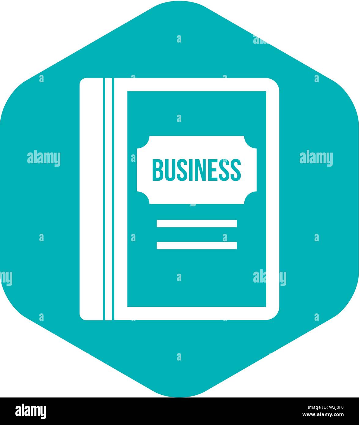 Business book icon, simple style Stock Vector Image & Art - Alamy