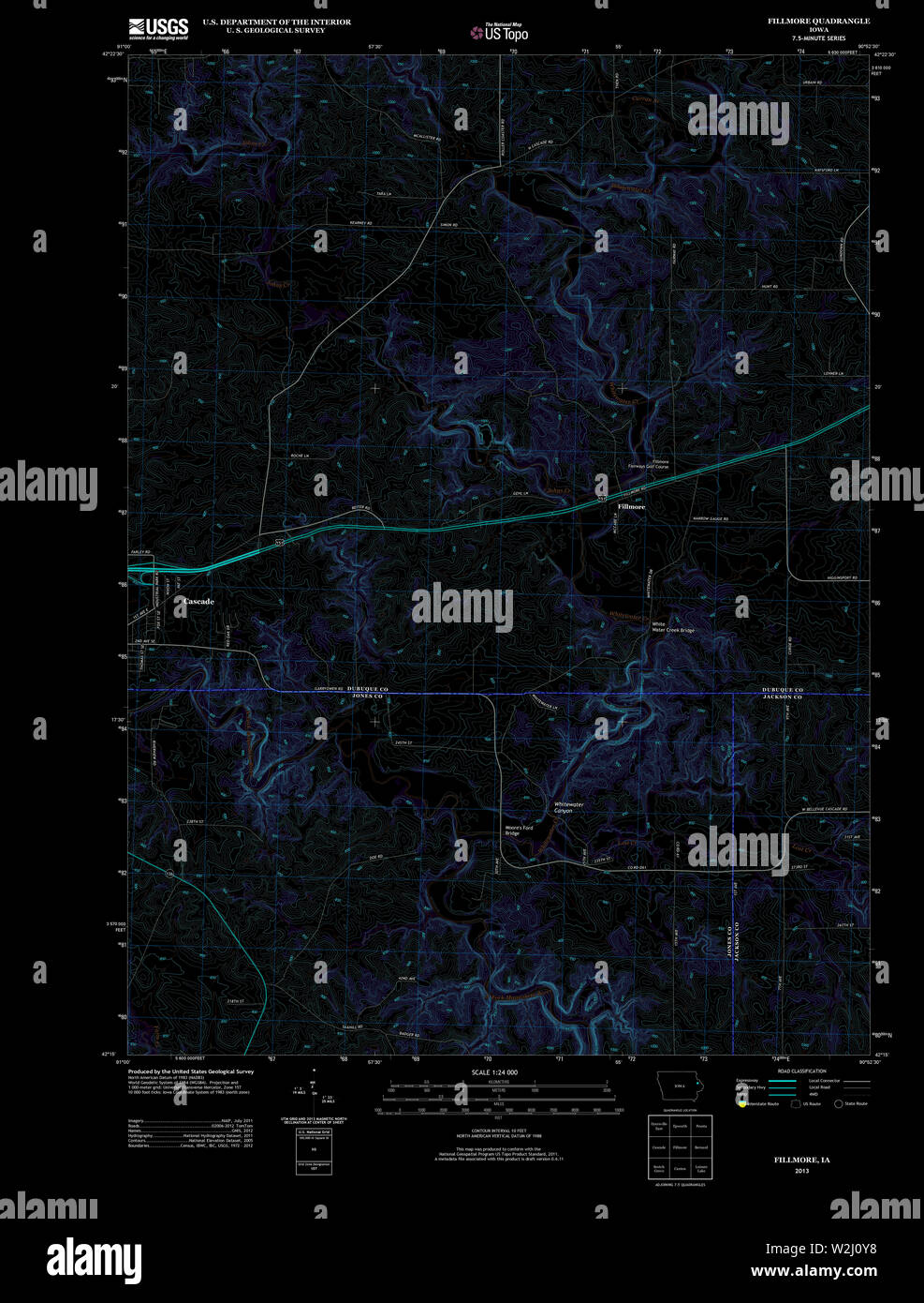 Fillmore map hi-res stock photography and images - Alamy