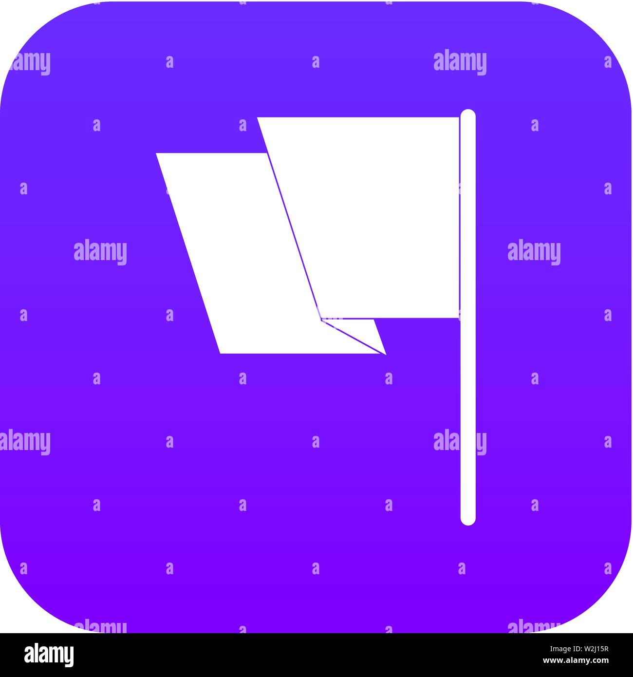 Flag icon digital purple Stock Vector Image & Art - Alamy