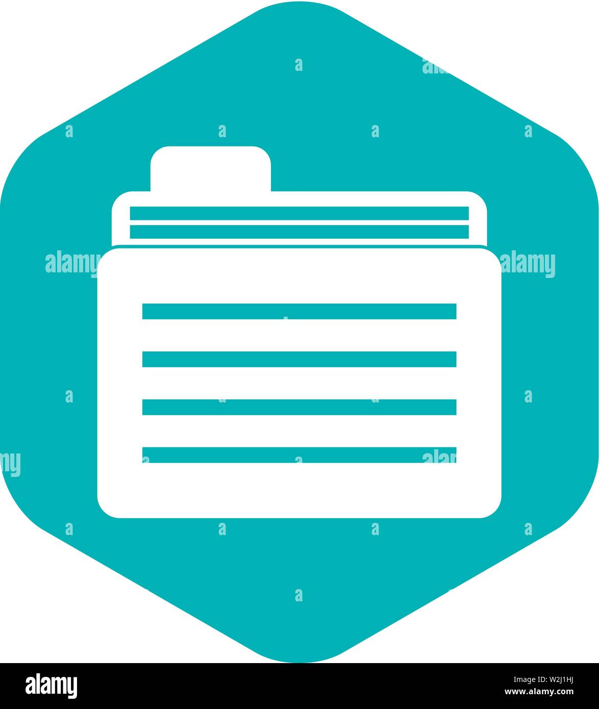 File folder icon, simple style Stock Vector Image & Art - Alamy