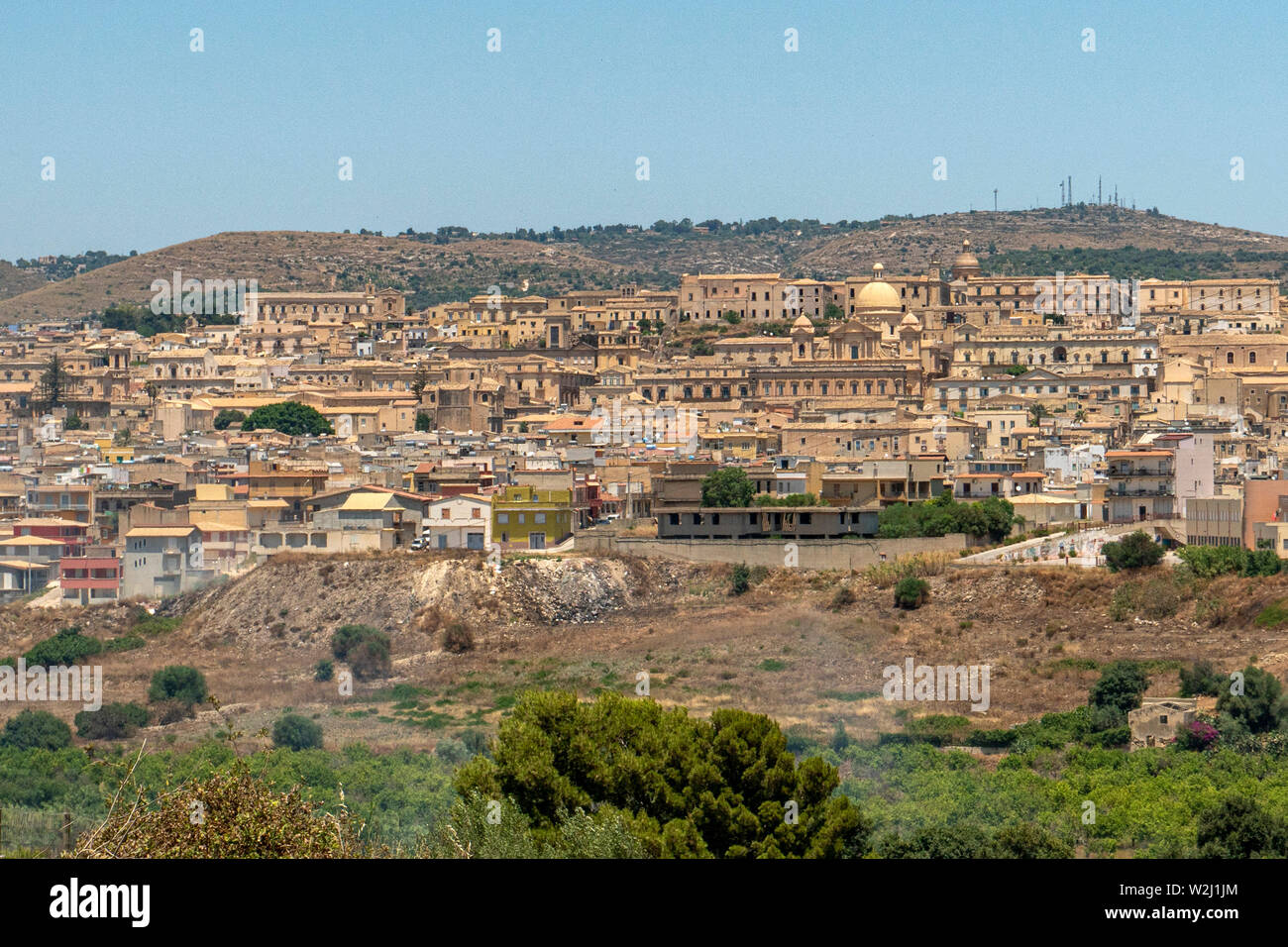 noto sicily baroque town building Stock Photo - Alamy
