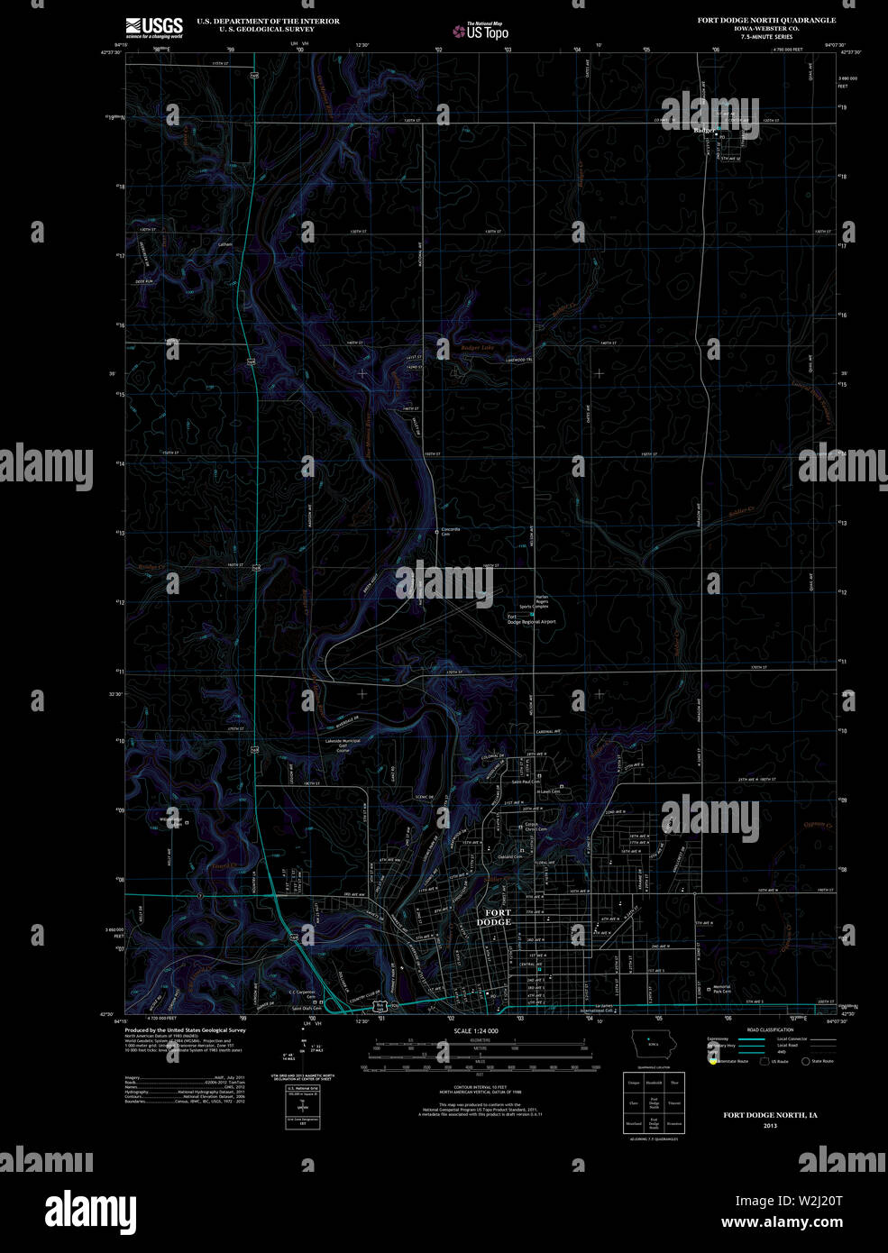 Map of fort dodge hi-res stock photography and images - Alamy