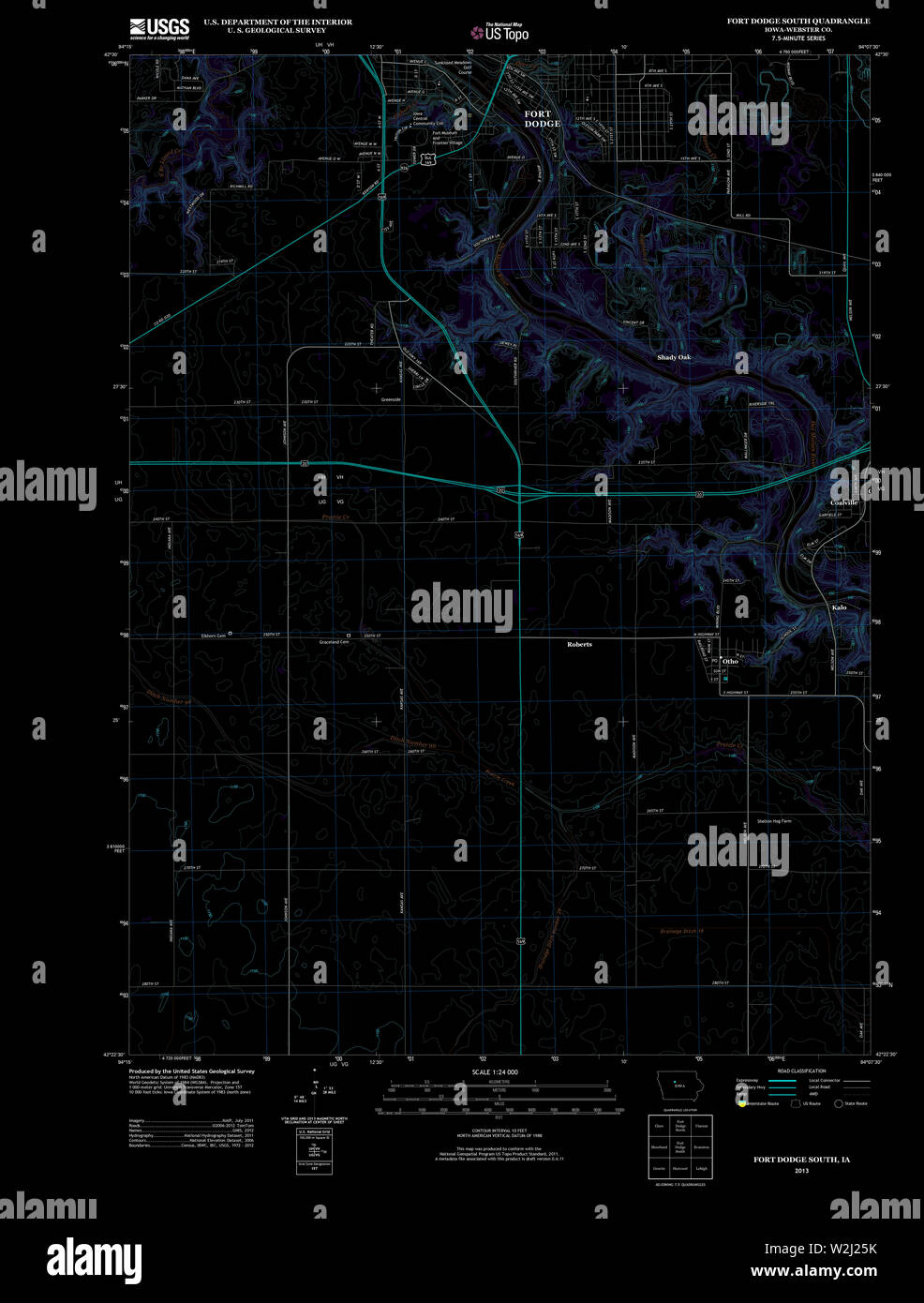 Map of fort dodge hi-res stock photography and images - Alamy