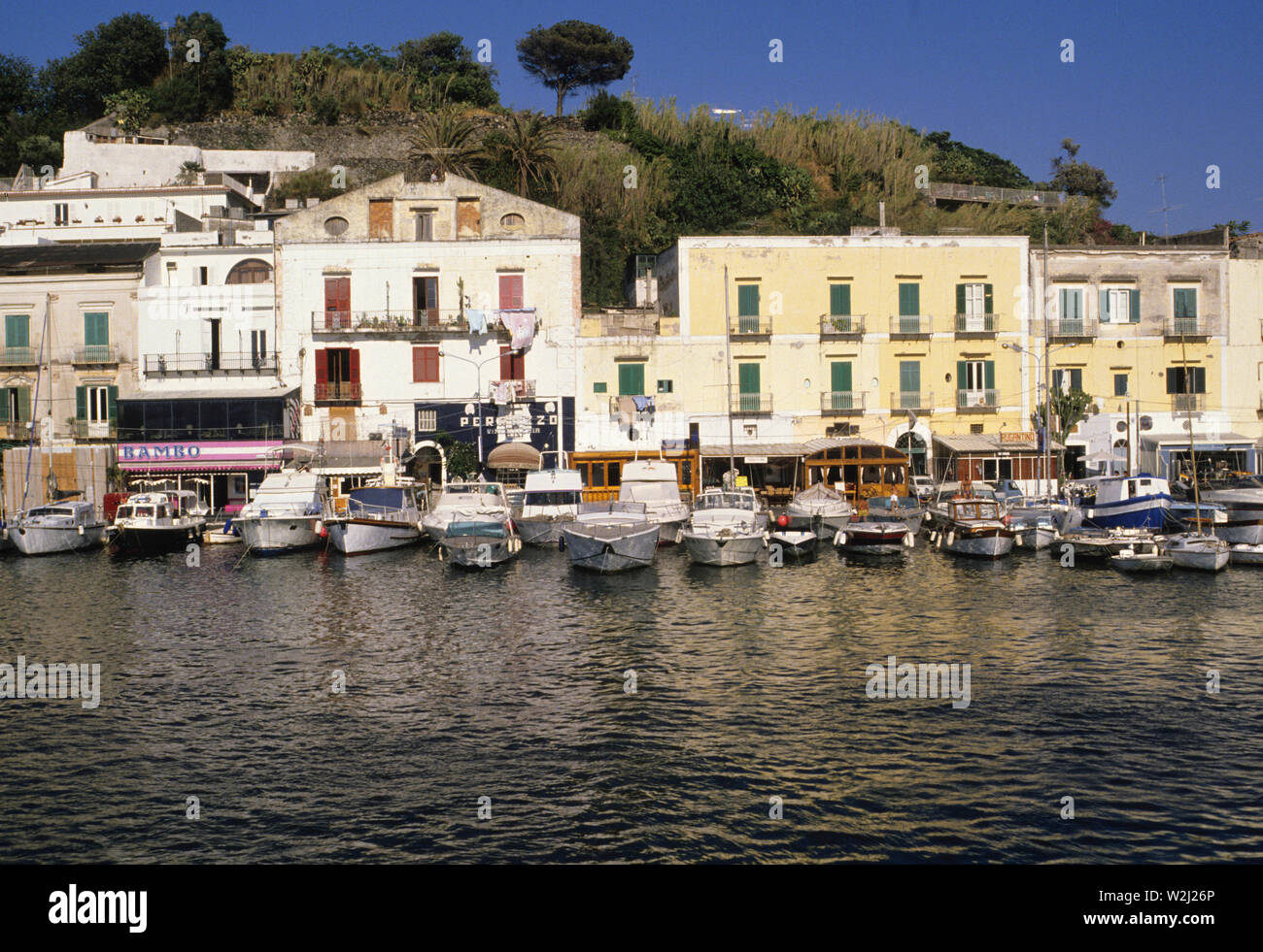 the port, ischia island, gulf of naples campania, italy Stock Photo - Alamy