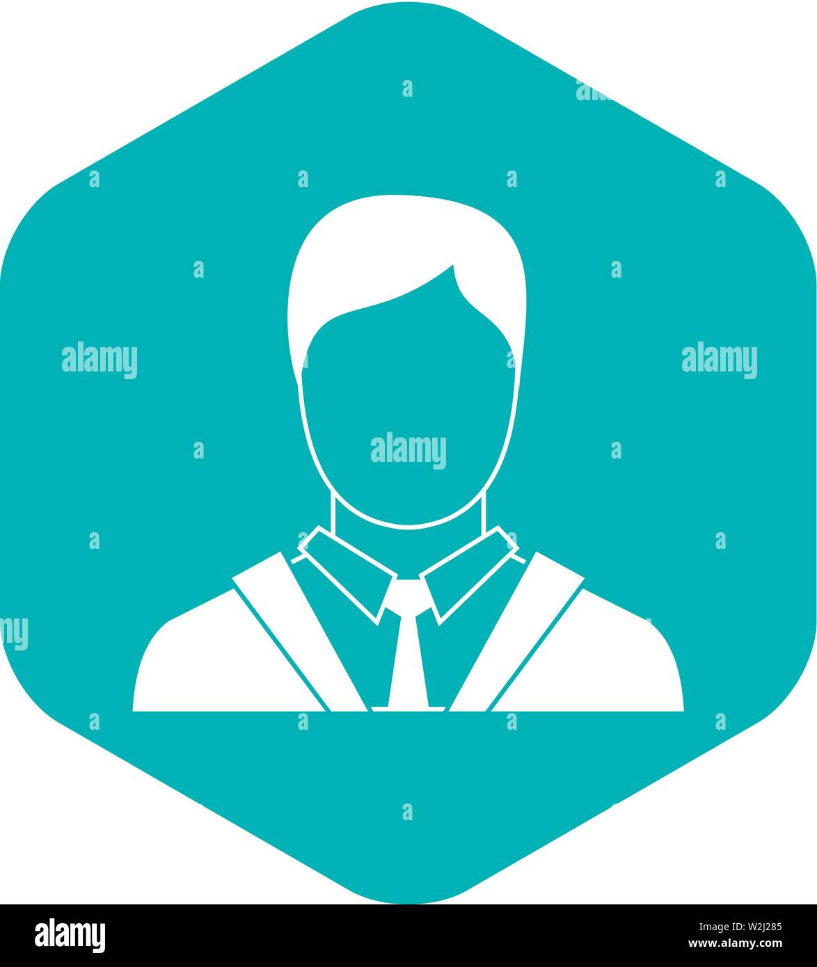 Man in business suit icon, simple style Stock Vector Image & Art - Alamy
