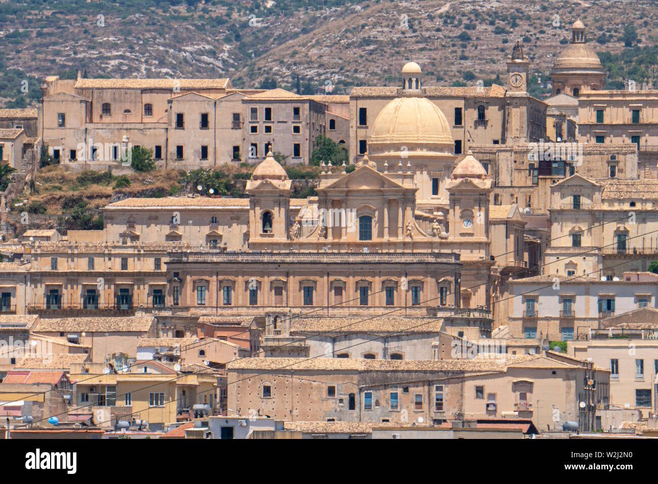 noto sicily baroque town building Stock Photo - Alamy