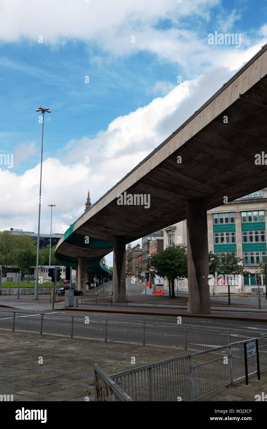 The Churchill Way flyovers in Liverpool UK to be demolished this summer ...