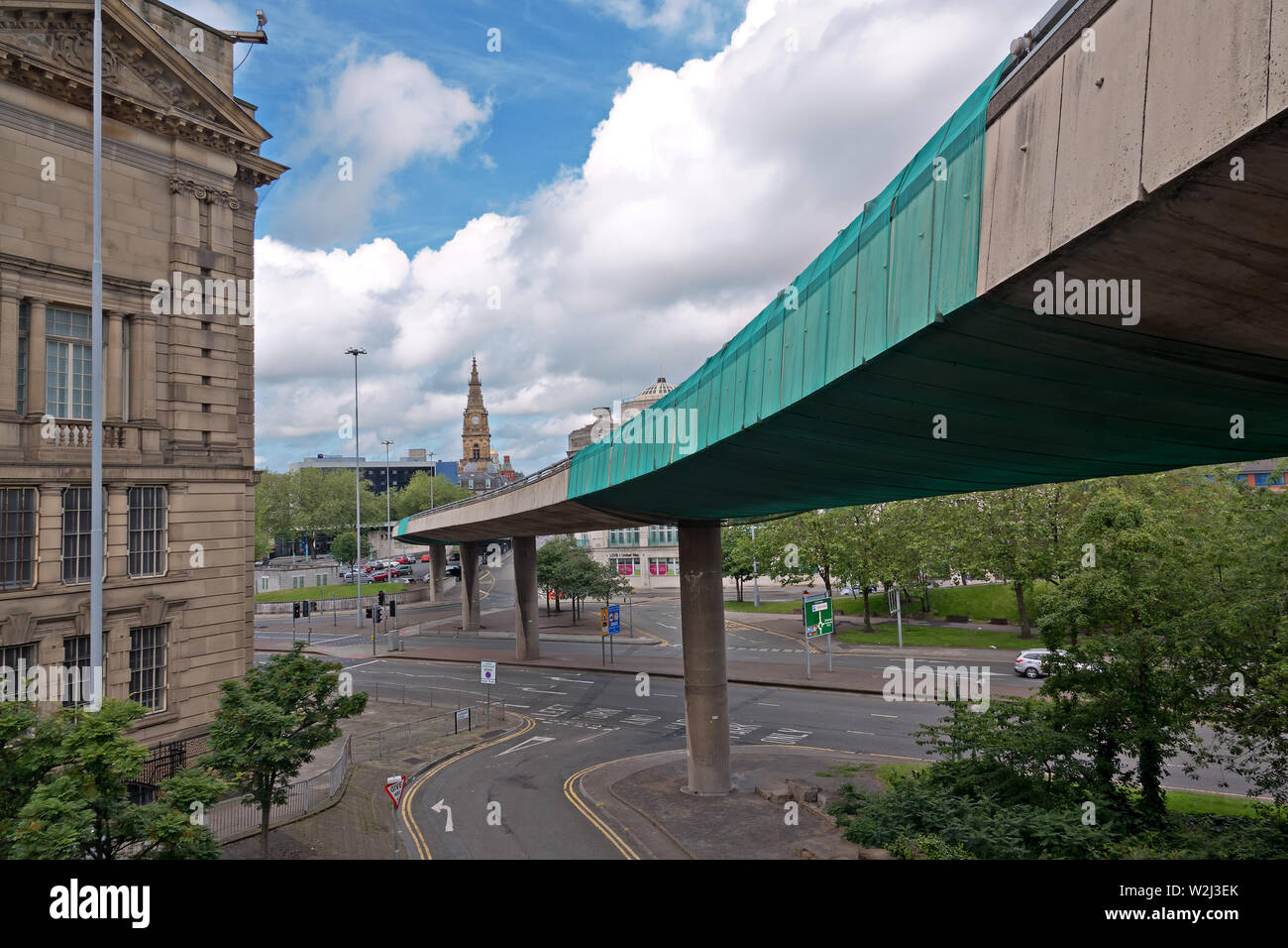 The Churchill Way flyovers in Liverpool UK to be demolished this summer ...