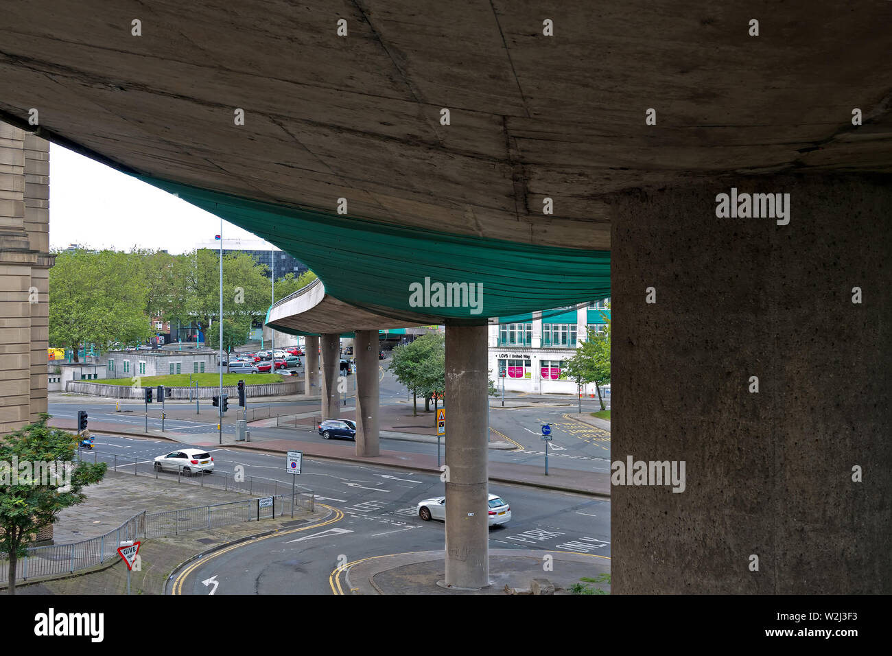 The Churchill Way flyovers in Liverpool UK to be demolished this summer ...