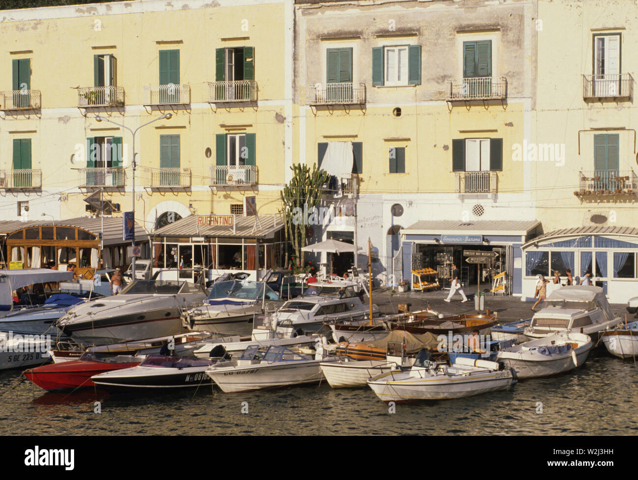 the port, ischia island, gulf of naples campania, italy Stock Photo - Alamy