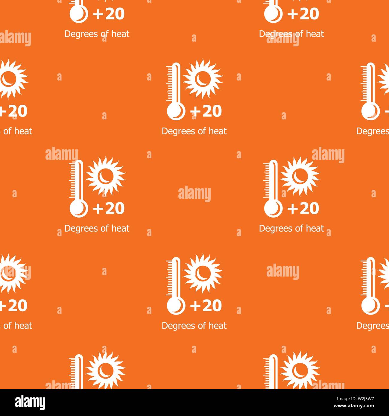 Heat pattern vector orange Stock Vector Image & Art - Alamy