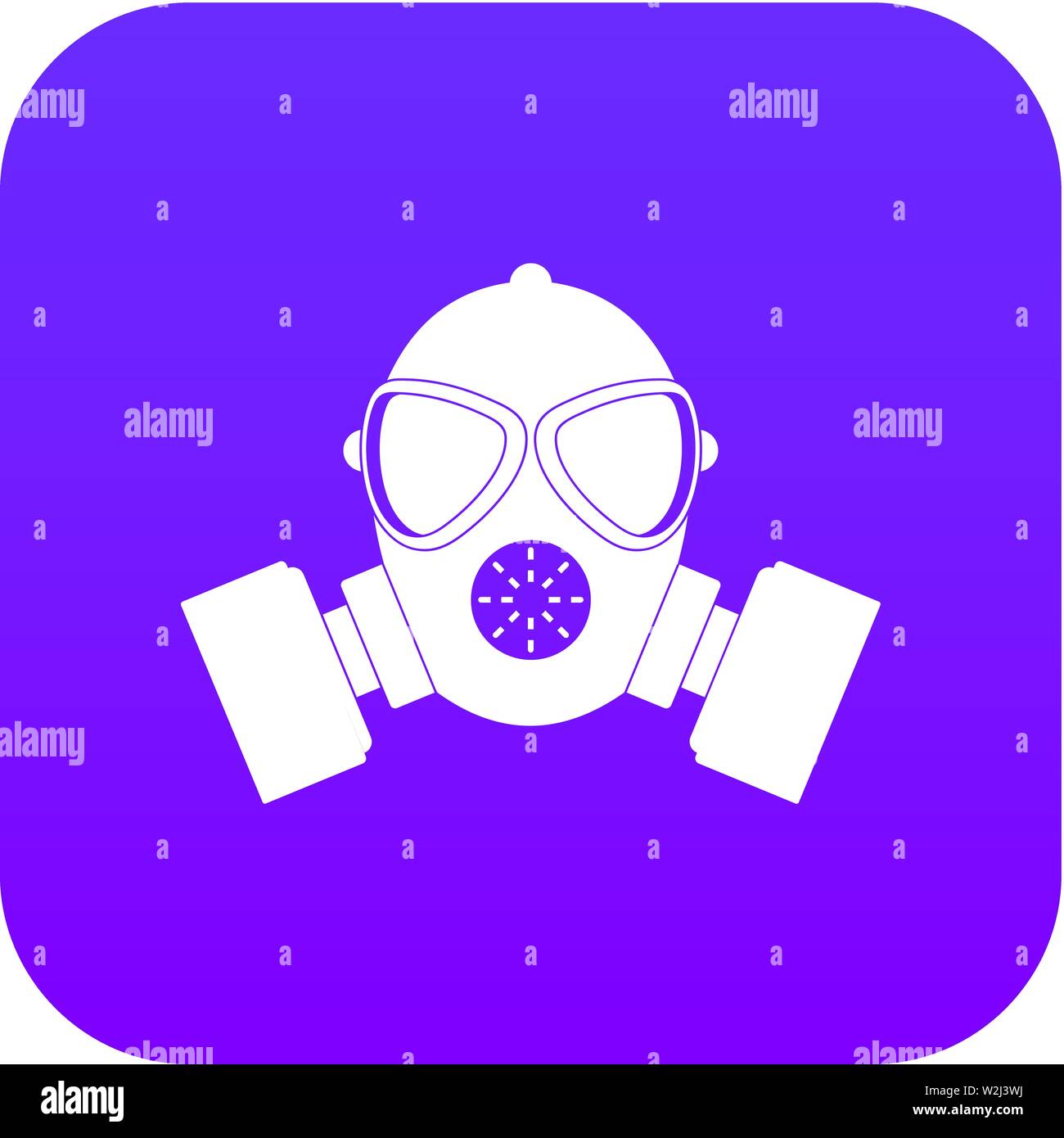 Respirator icon digital purple Stock Vector Image & Art - Alamy
