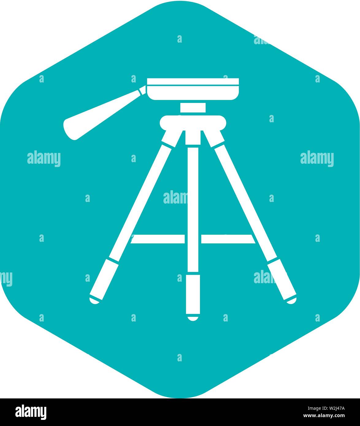 Tripod icon, simple style Stock Vector Image & Art - Alamy