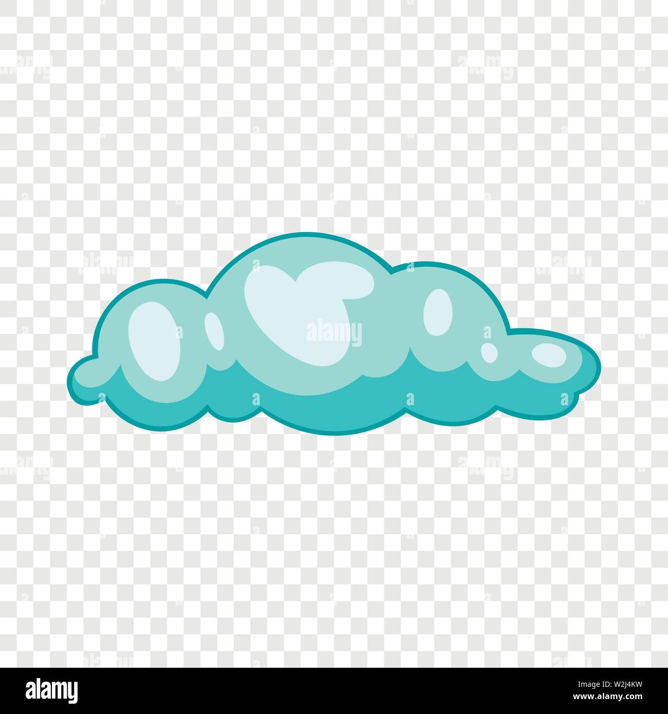 Sleet cloud icon, cartoon style Stock Vector Image & Art - Alamy
