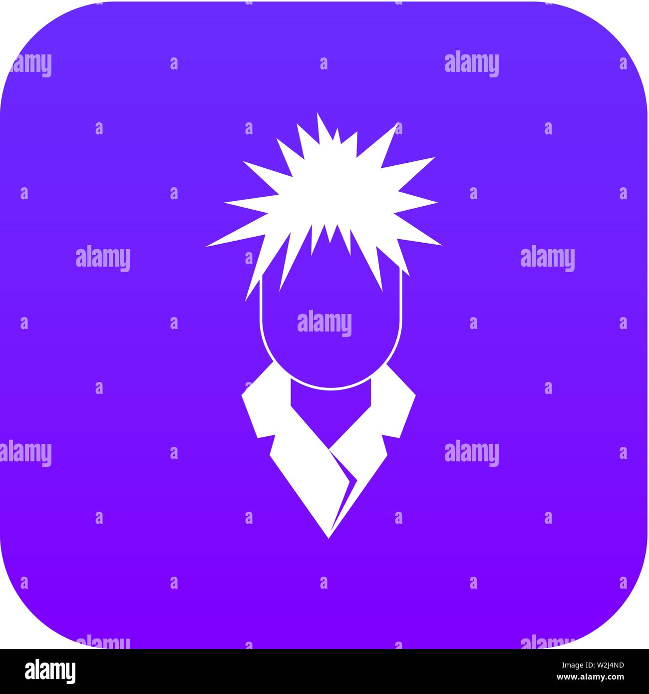 Singer icon digital purple Stock Vector Image & Art - Alamy