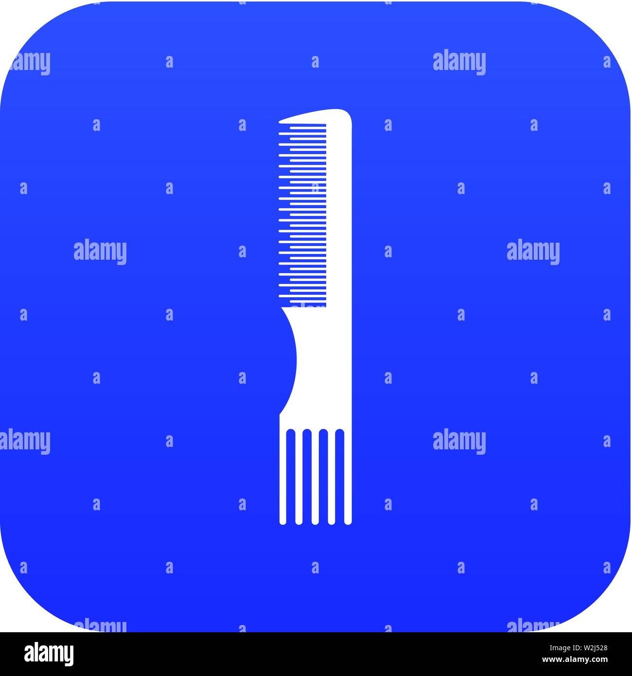 Professional comb icon blue vector Stock Vector Image & Art - Alamy