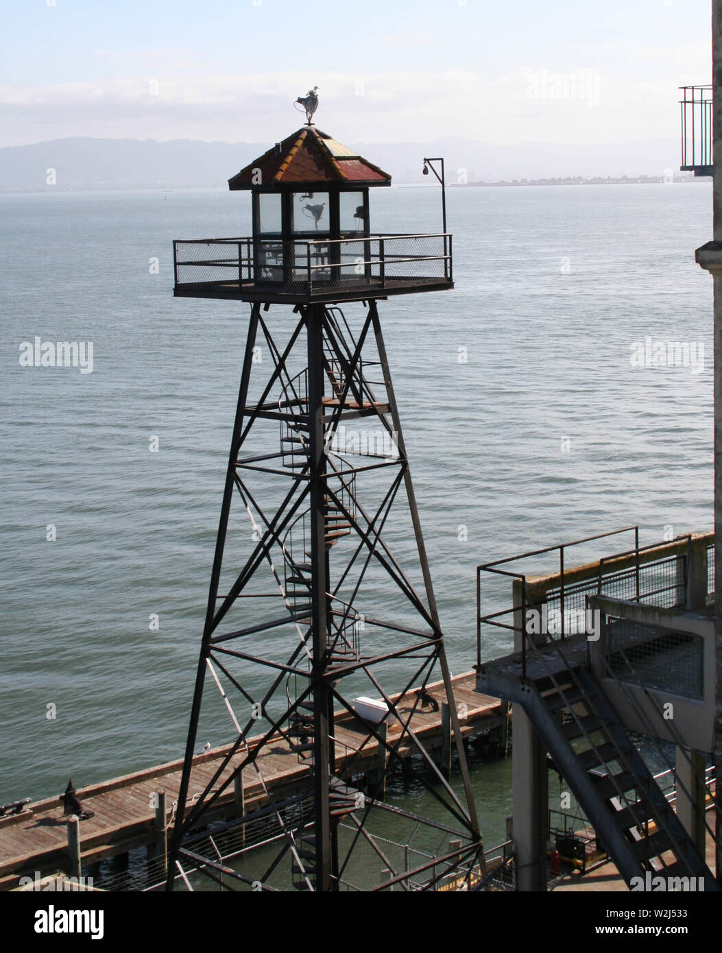 Alcatraz Island and Prison Stock Photo - Alamy