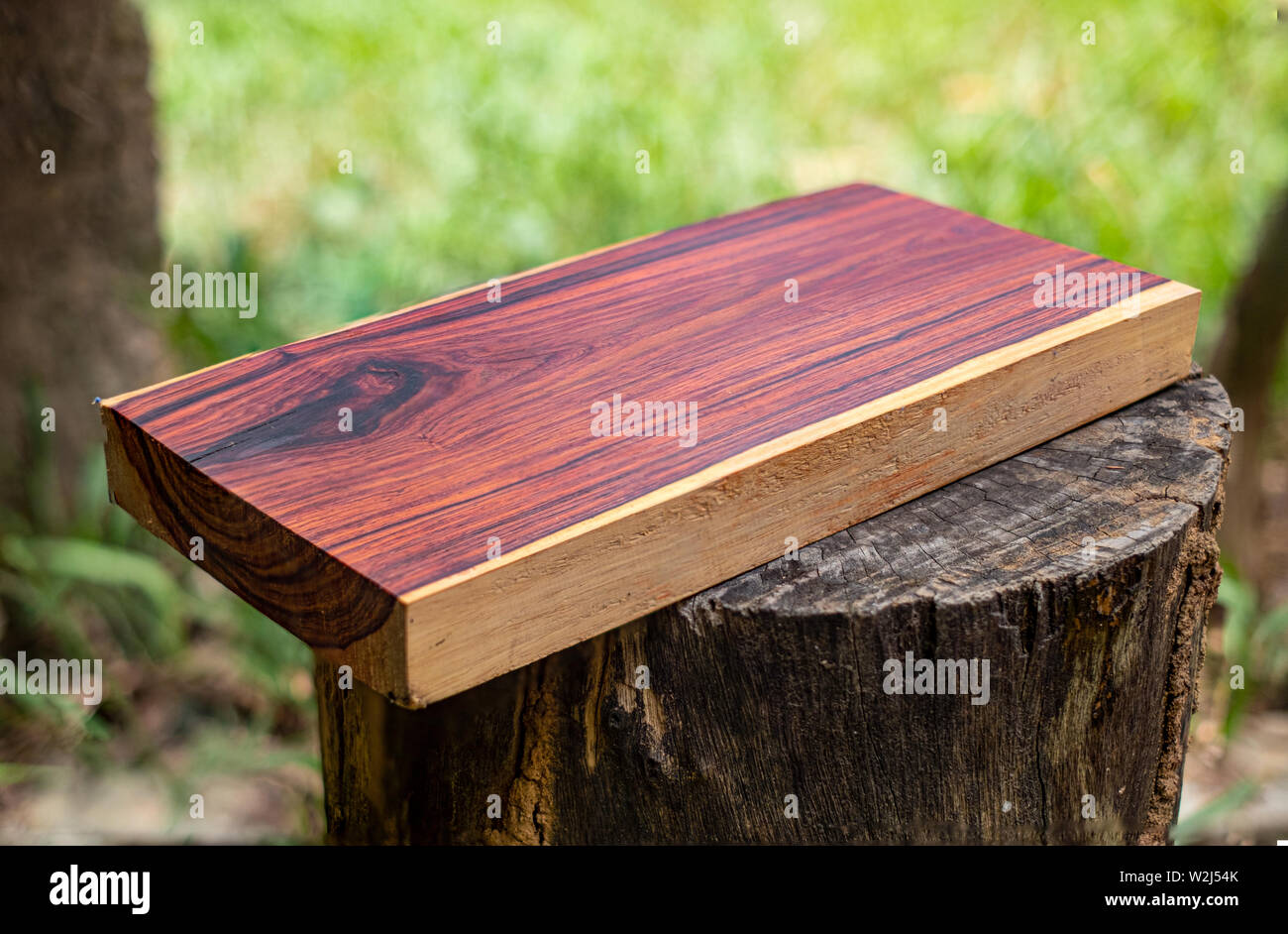 Nature Burmese rosewood exotic wood Stock Photo - Alamy