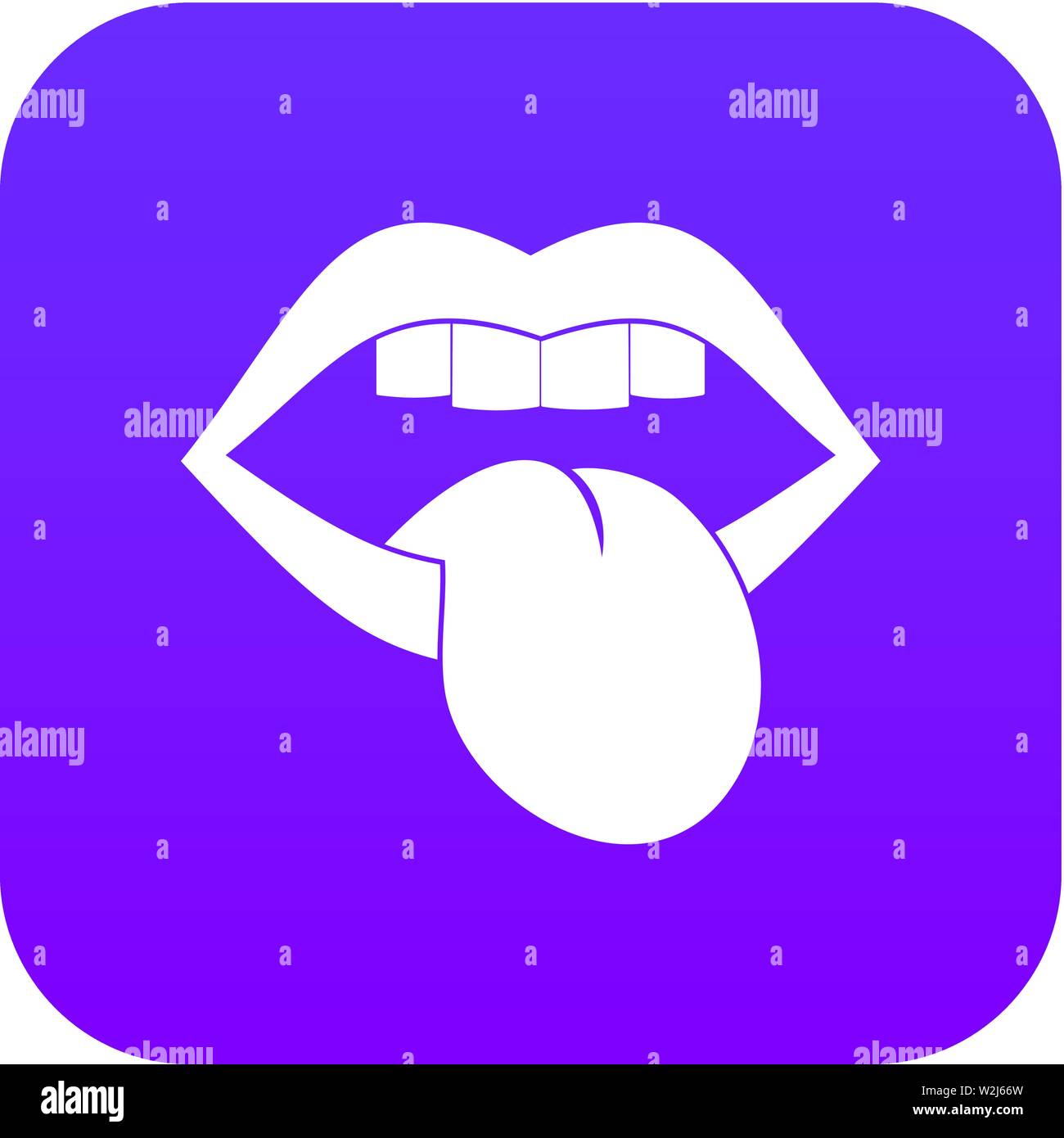 Rock emblem icon digital purple Stock Vector Image & Art - Alamy