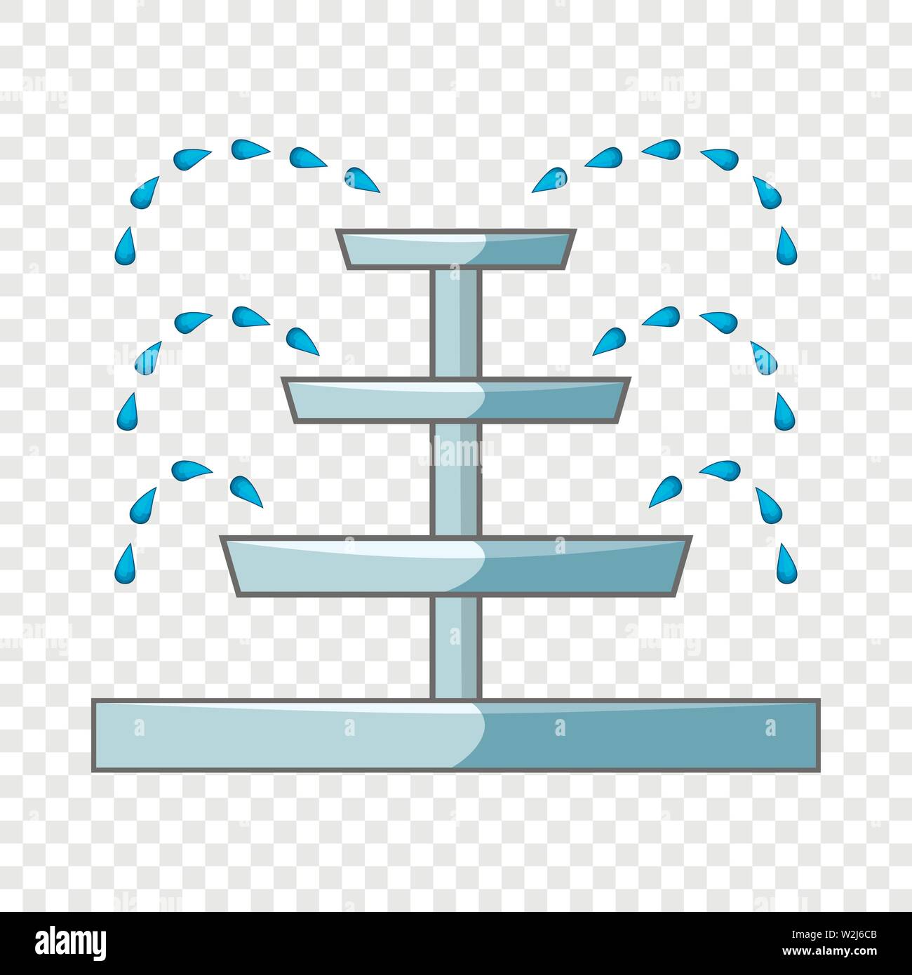 Water fountain icon, cartoon style Stock Vector Image & Art - Alamy