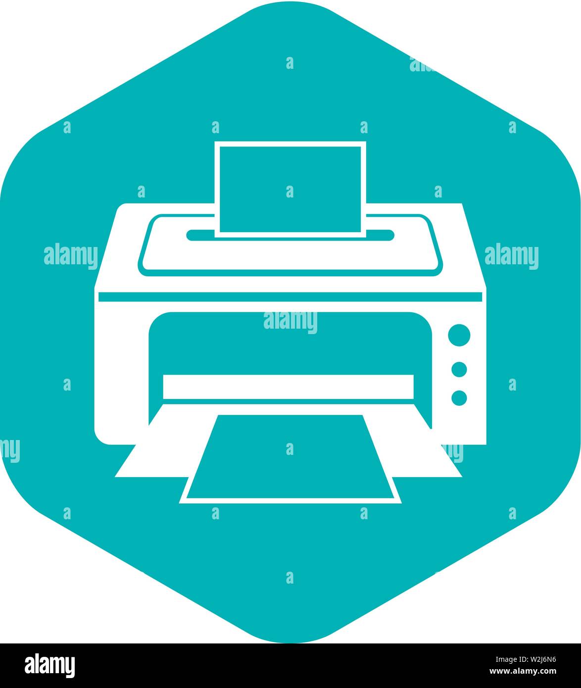 Printer icon, simple style Stock Vector Image & Art - Alamy