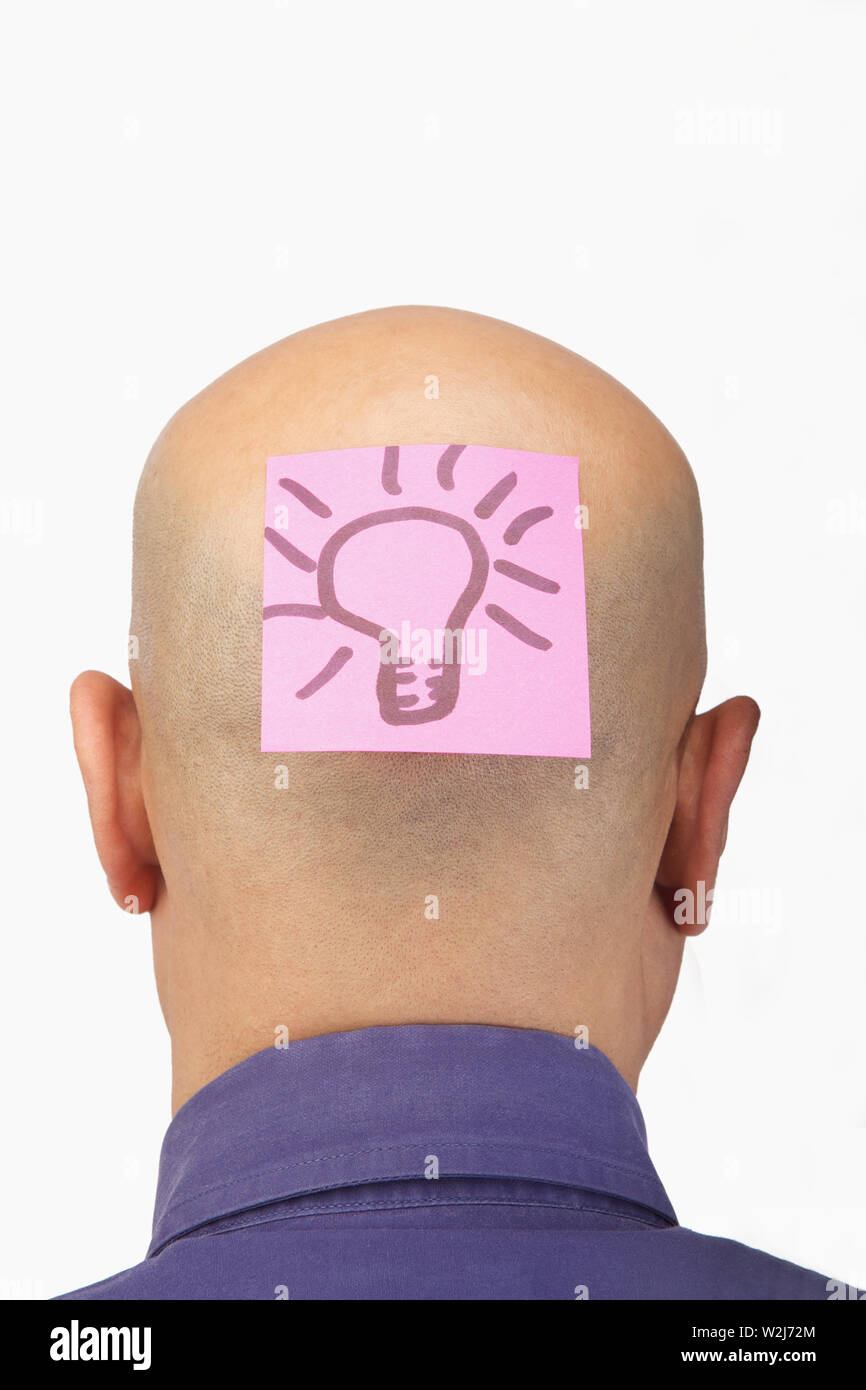 Bald man balding man humour hi-res stock photography and images - Alamy