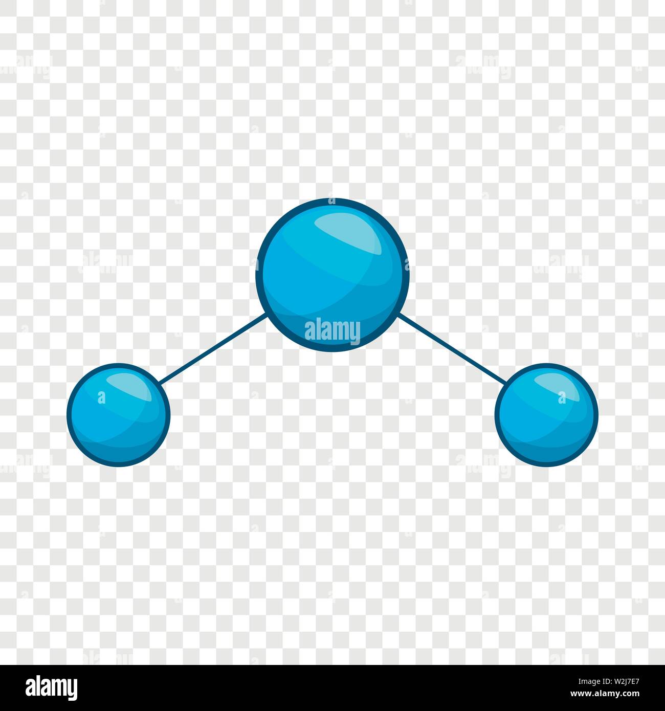Molecular model water atom h2o Stock Vector Images - Alamy