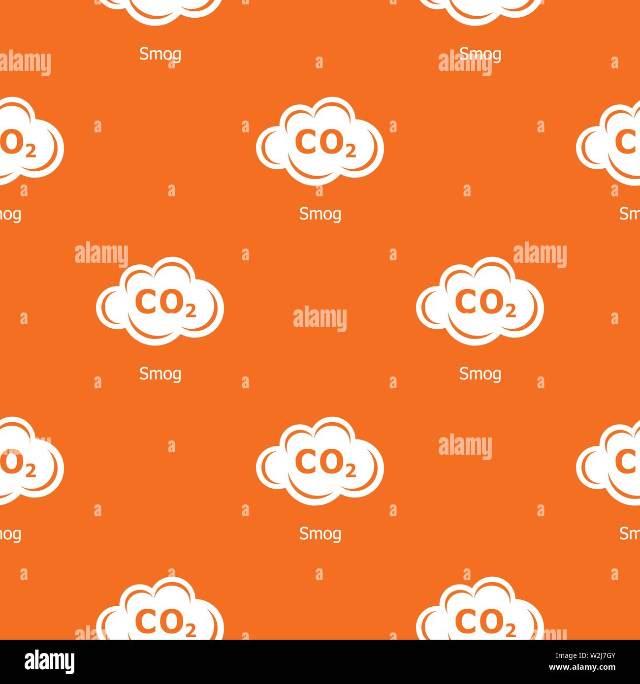 Orange air pollution warning Stock Vector Images - Alamy