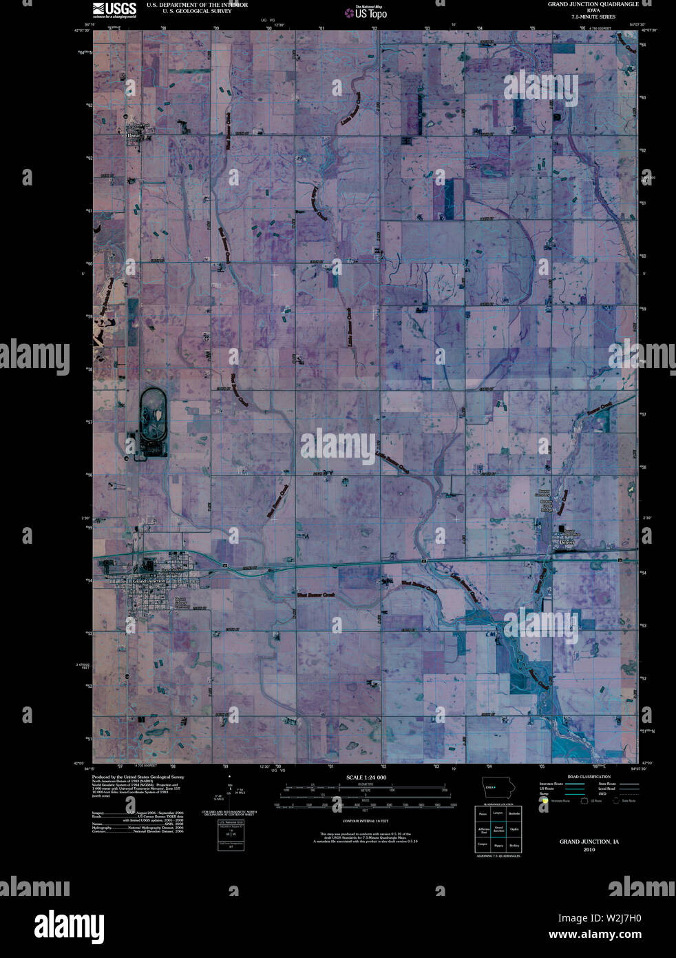 Map of grand junction hi-res stock photography and images - Alamy