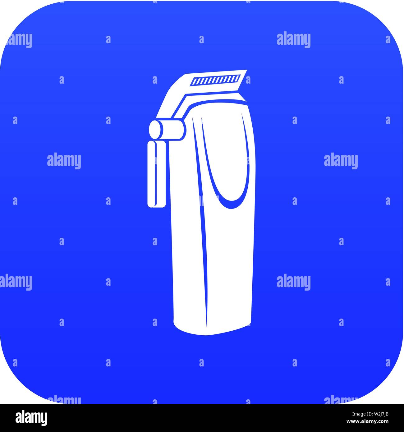 Electric razor icon blue vector Stock Vector Image & Art - Alamy