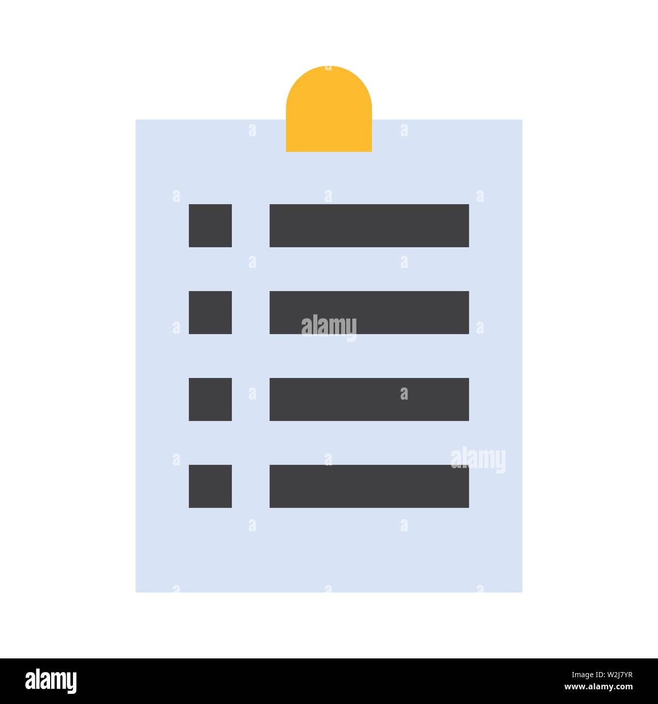 medical list icon. flat illustration of medical list vector icon for ...