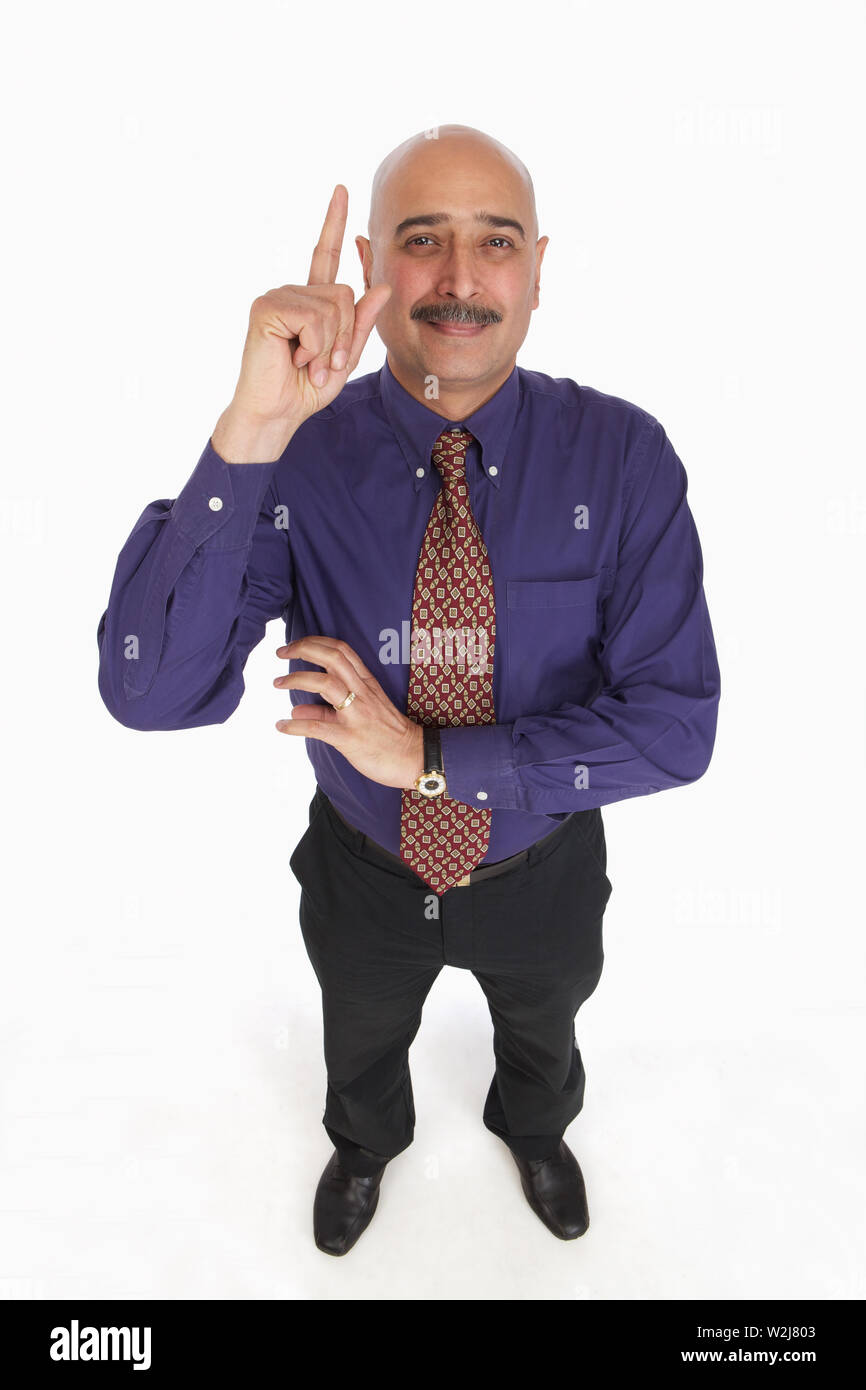 Pointing down angle hi-res stock photography and images - Alamy