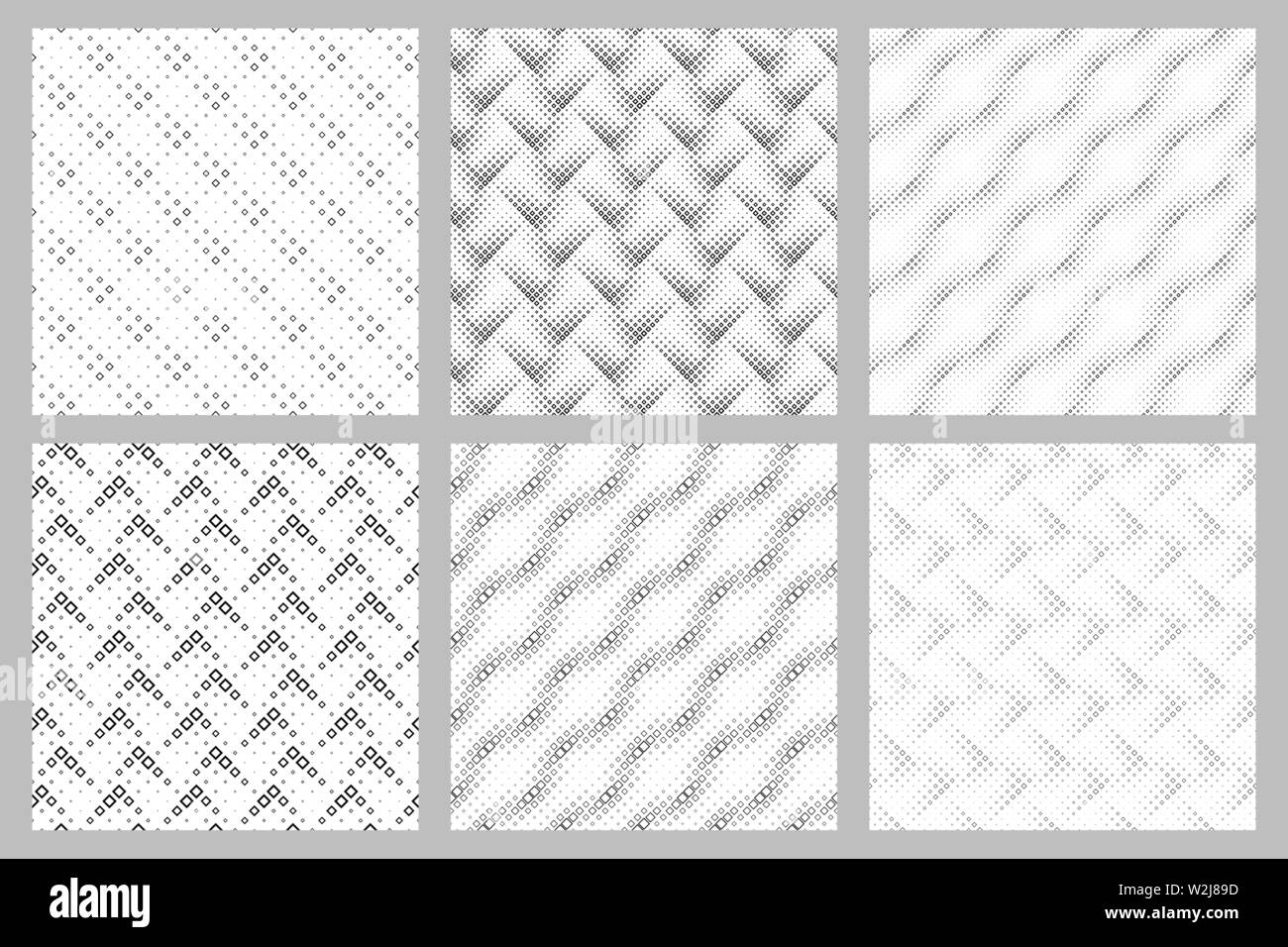 Abstract geometrical square pattern background collection - vector ...
