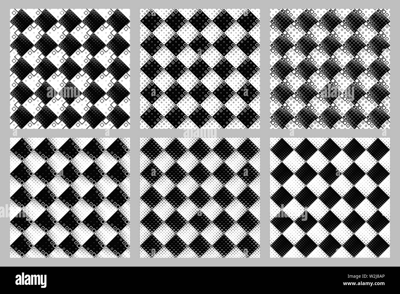 Abstract diagonal square pattern background set - vector graphic Stock Vector Image & Art - Alamy