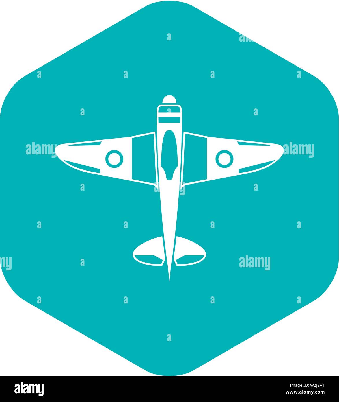 Military fighter plane icon, simple style Stock Vector Image & Art - Alamy