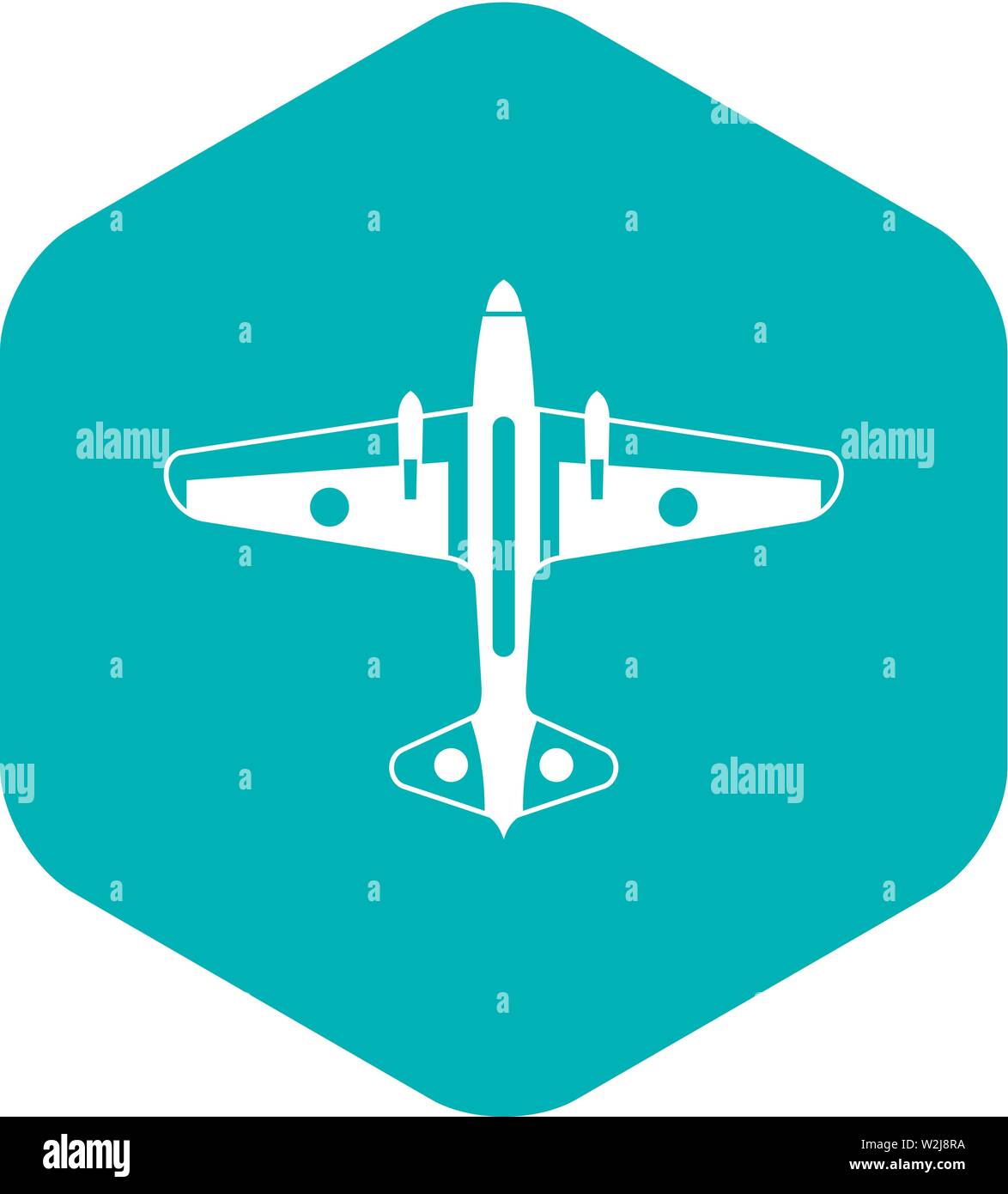 Military aircraft icon, simple style Stock Vector Image & Art - Alamy
