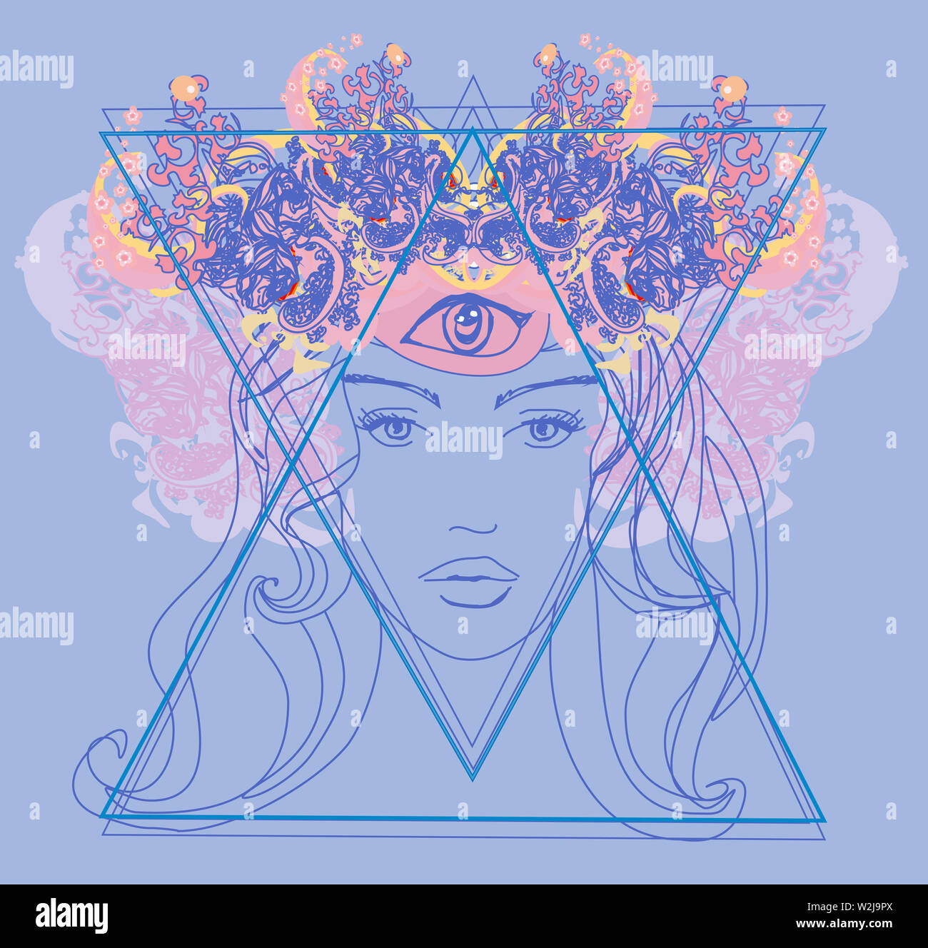 Third eye perception hi-res stock photography and images - Alamy
