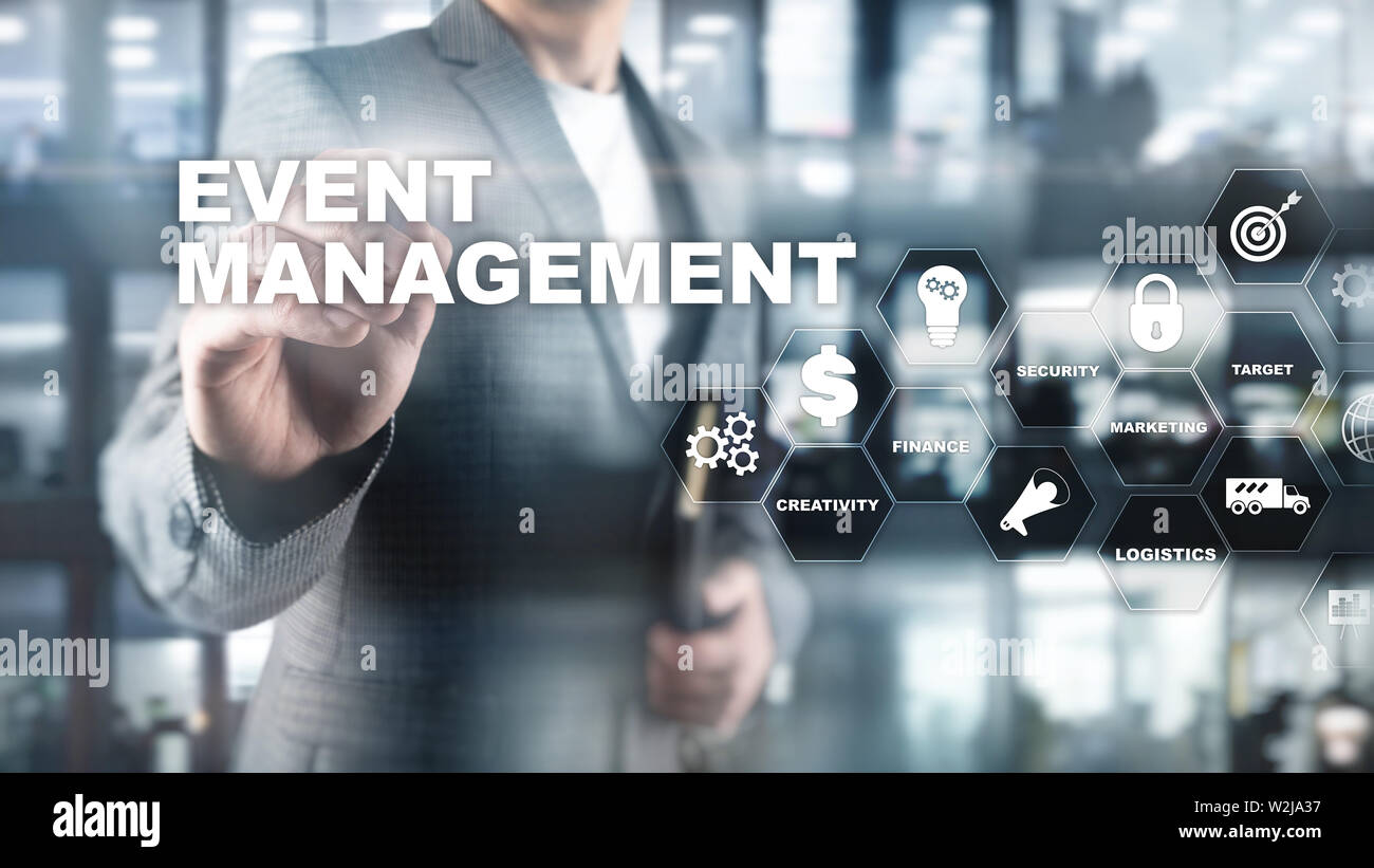 Event management Concept. Event management flowchart. Event management ...