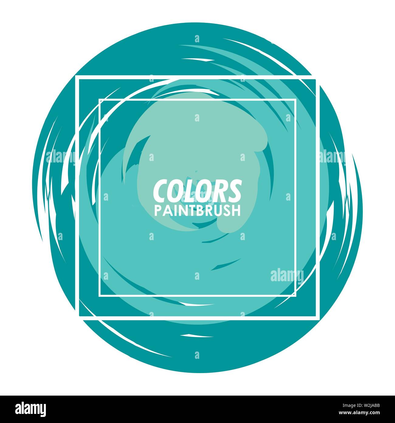 brush stroke symbol emblem cartoon Stock Vector Image & Art - Alamy