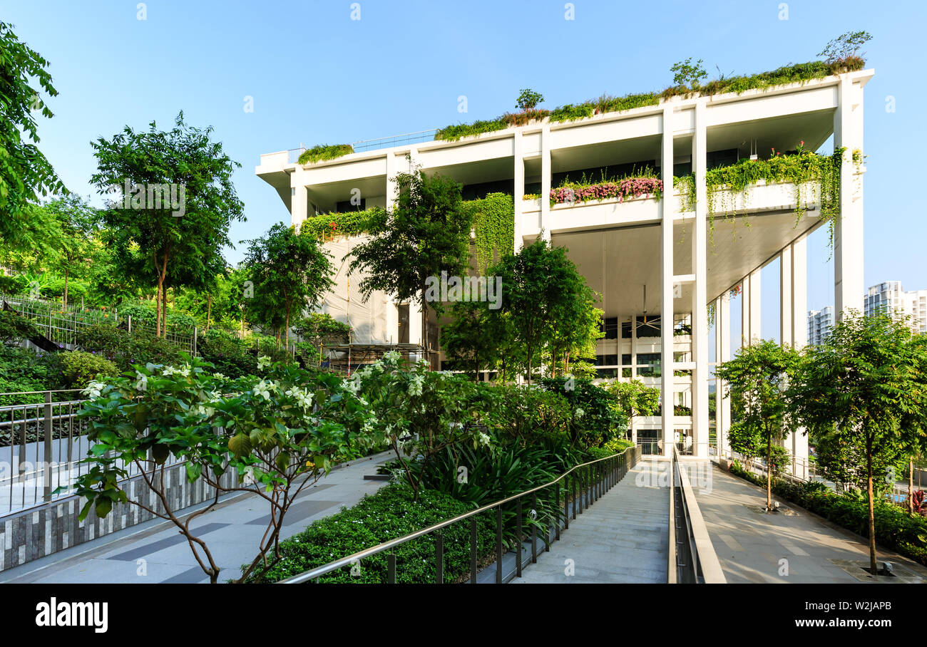 SINGAPORE-23 MAR 2019:Oasis Terrace building Singapore's New ...