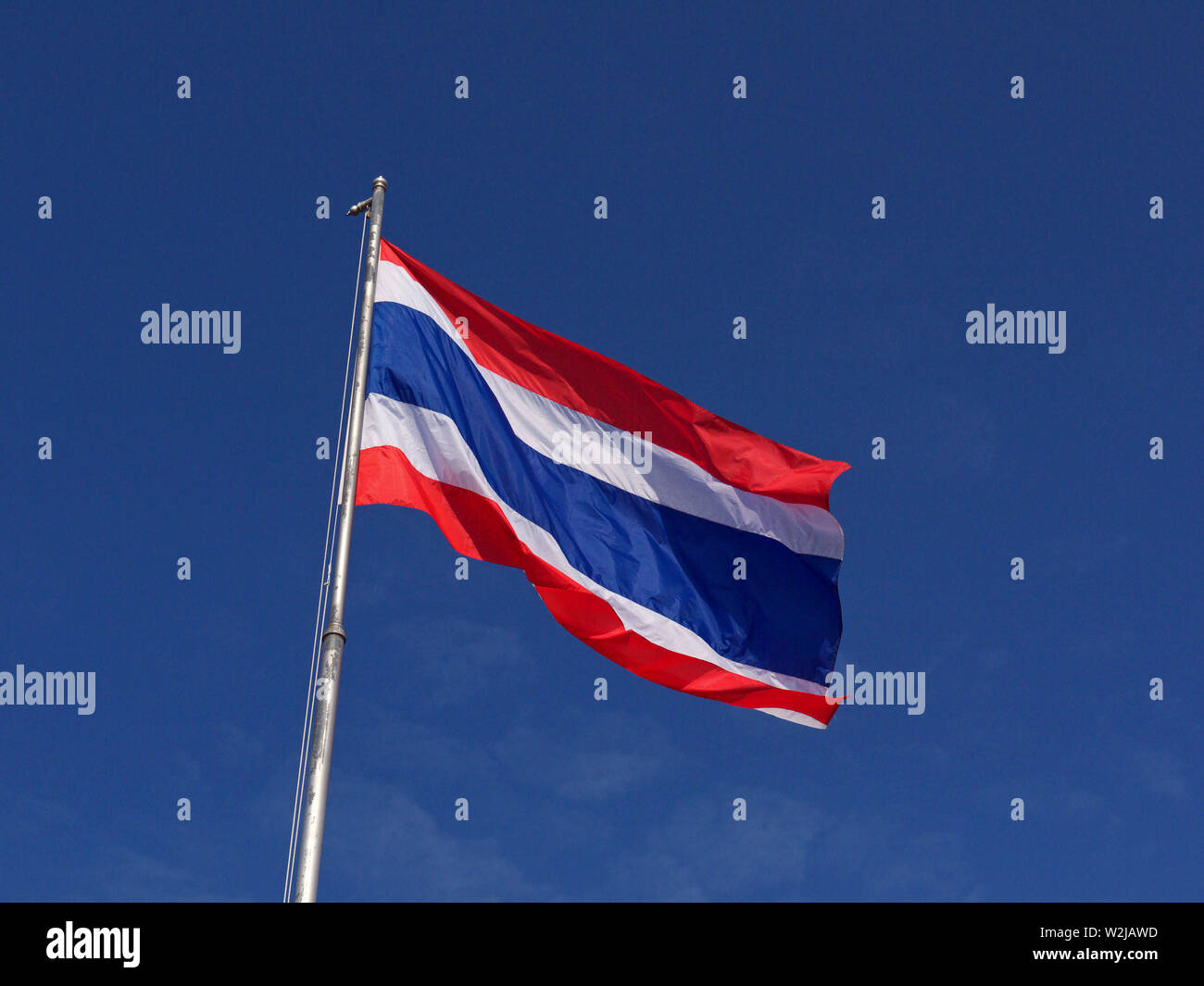 chiang rai, thailand - november 03, 2009: thai flag Stock Photo - Alamy