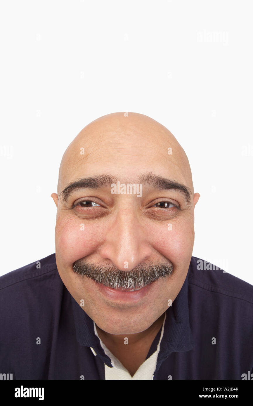 Close up of an Indian man smiling Stock Photo - Alamy