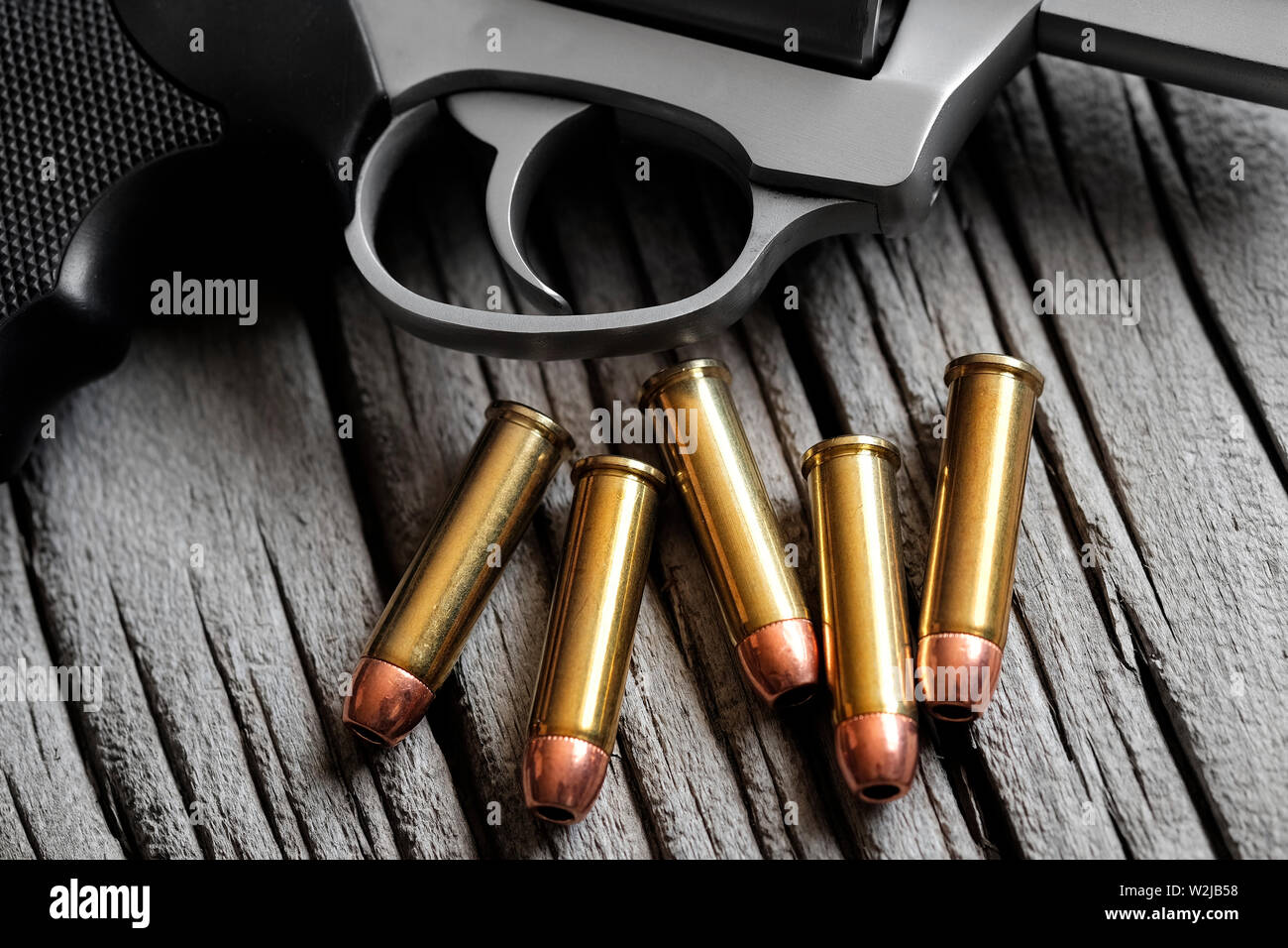 Handgun cylinder for bullets revolver ammunition pistol loaded Stock ...