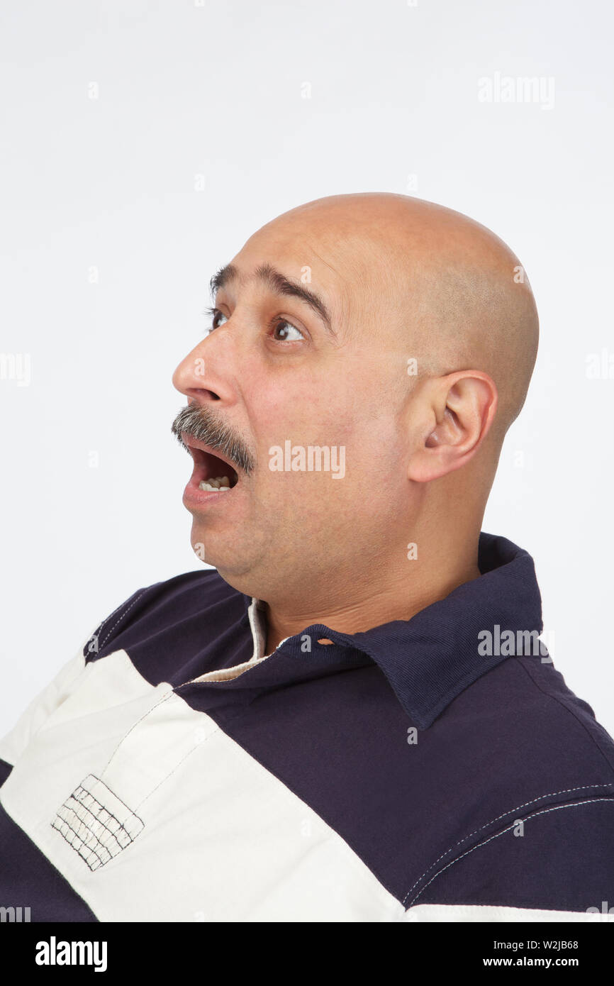 Indian man surprising face hi-res stock photography and images - Alamy