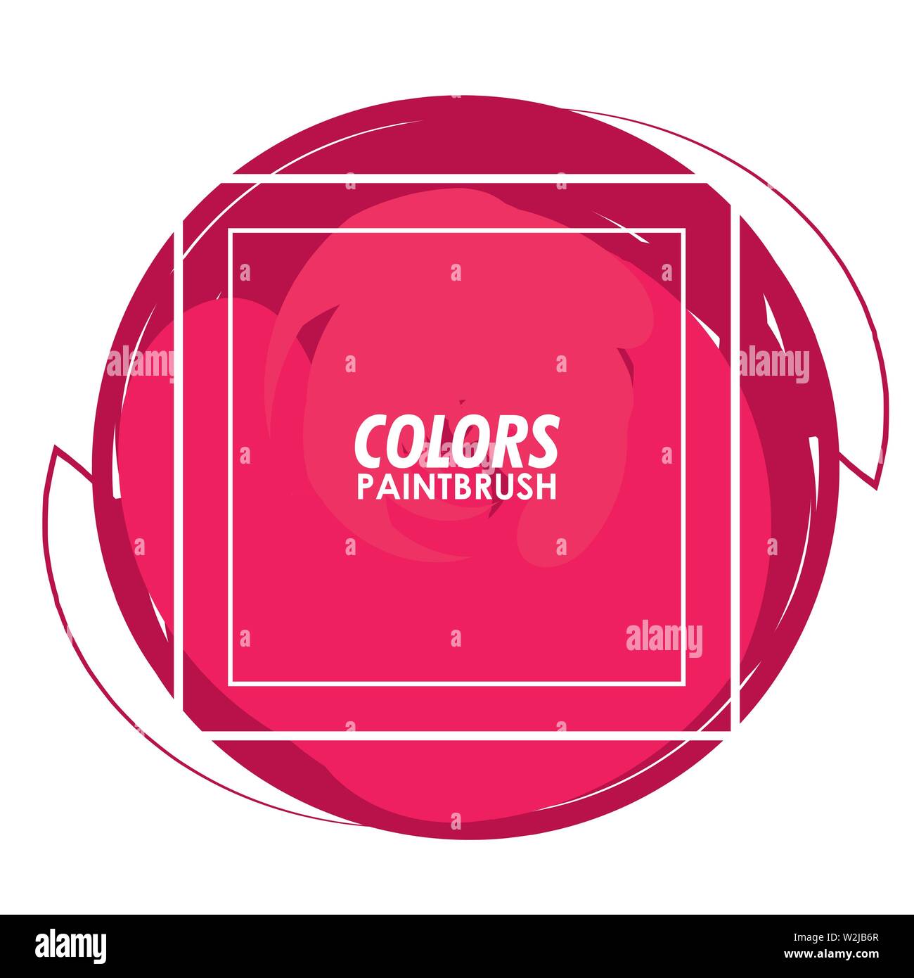 brush stroke symbol emblem cartoon Stock Vector Image & Art - Alamy