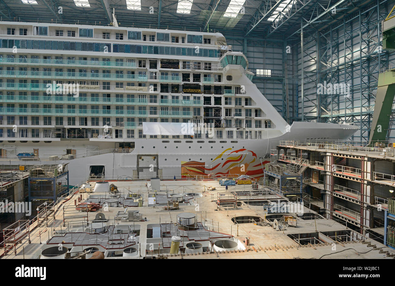 Meyer shipyard hi-res stock photography and images - Alamy