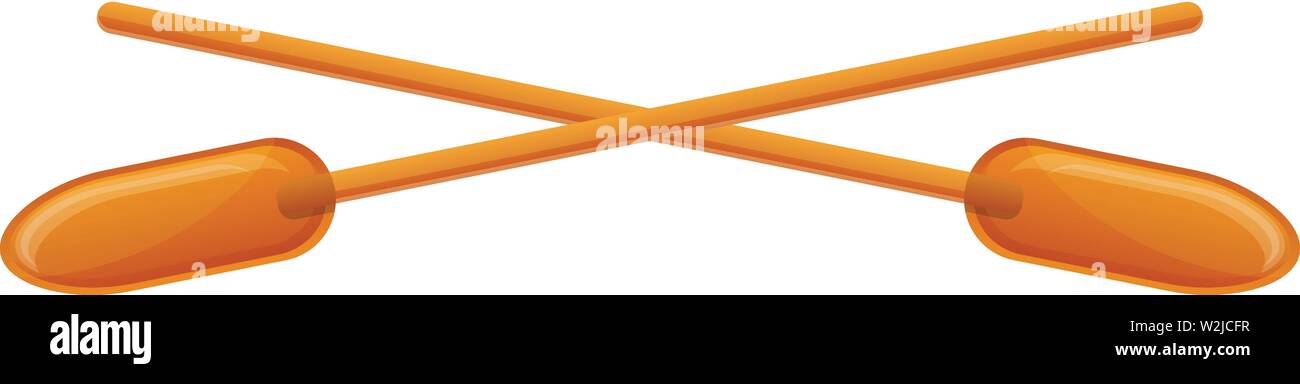 Wood paddle icon. Cartoon of wood paddle vector icon for web design ...