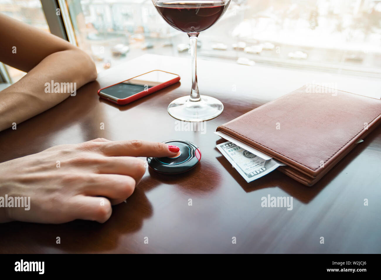 Account Book on table with Money. Luxury Life. had Good Rest. Rich ...